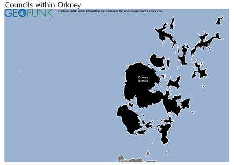 Map And Details For Orkney Islands Council Local Authority