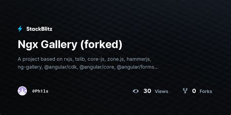 Ngx Gallery Forked StackBlitz
