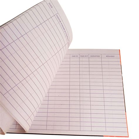 Visitor S Security Logbook Valiant 300 Pages Supplies 24 7 Delivery