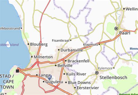 Michelin Kraaifontein Map Viamichelin