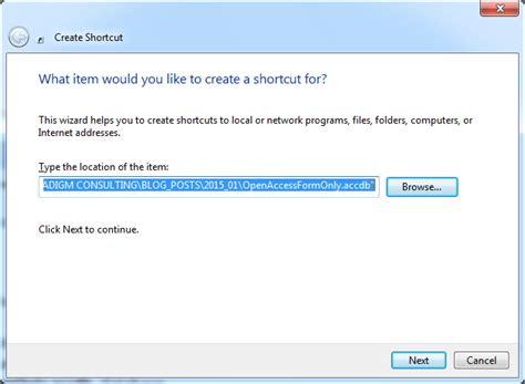 open your microsoft access app like a custom app