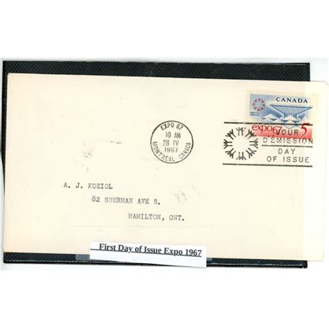 First Day Of Issue Expo 1967 Schmalz Auctions