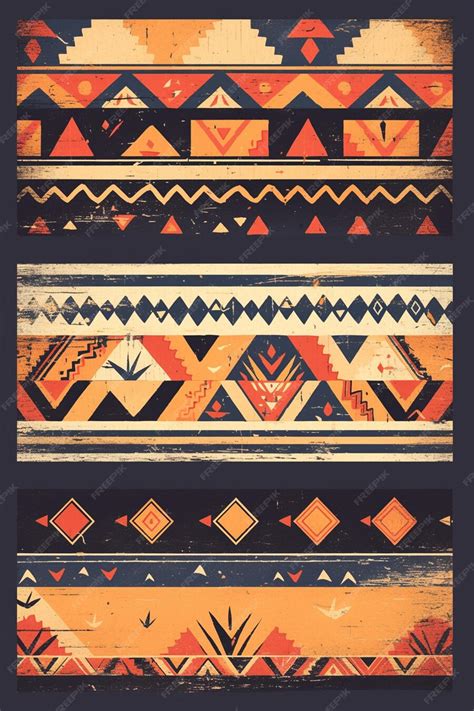 Filipino Tboli Patterns With Tribal Motifs Premium Ai Generated Vector