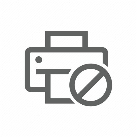 Block Error Printer Warning Icon Download On Iconfinder