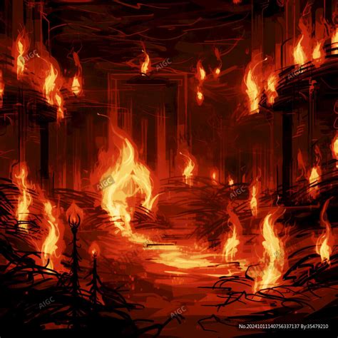 Ai创作图火宫殿插画 火元素的地方 火苗组合插画 火攻场景 火焰人美女 火烧插画 火焰拟人形象 火焰光影效果 寓意浴火重生涅槃重生 怪物场景插画 火焰末日 舞火捞插画 火的背景图片 浴火重生