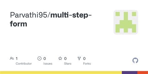 GitHub Parvathi95 Multi Step Form