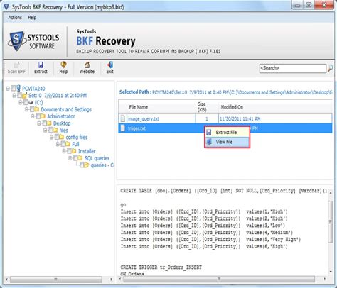 recover bkf file with bkf file recovery bkf recovery tool to restore