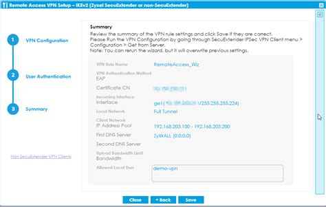 [vpn] Zyxel Usg Flex Atp Vpn [quick Setup] Configure Ikev2 Ipsec Vpn Via Wizard With