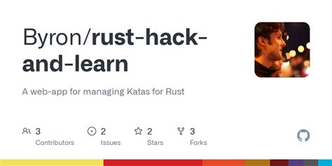 Github Byron Rust Hack And Learn A Web App For Managing Katas For Rust