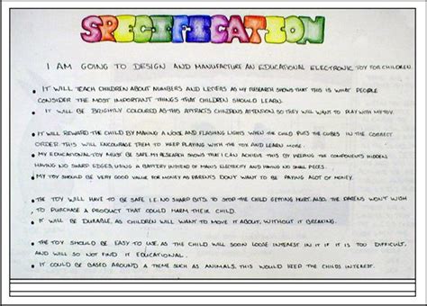 What Is A Design Specification Design Talk