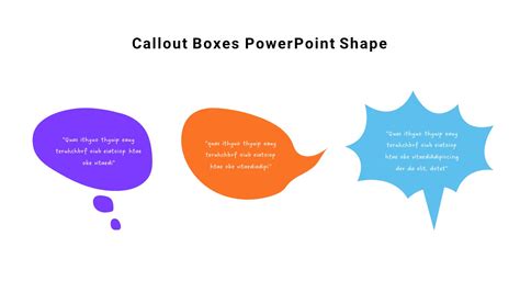 PowerPoint Callout Template Free