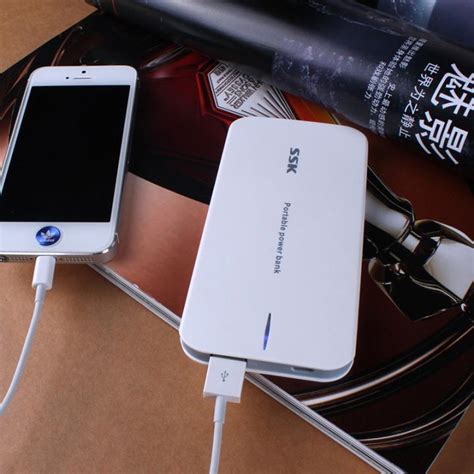 6000mAh Super Slim Li Polymer Power Bank External Battery For Mobile