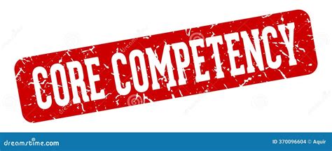 Core Competency Vector Infographic In Minimal Outline Style Royalty