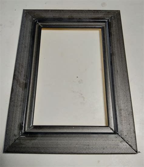 Wooden Black Rectangle Blank Picture Frame For Home Size 6x11inch At