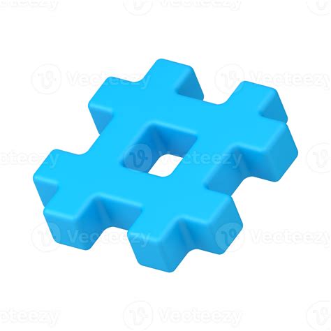 Web Symbol Hashtag 3d Icon Network Blue Sign Hashing Messages In Media Web Symbol Hashtag 3d Icon Network Blue Sign Hashing Messages In Media