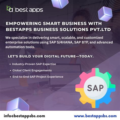 Bestappsbusinesssolutions Sapb2b Sapforenterprises Sapimplementation B2btech