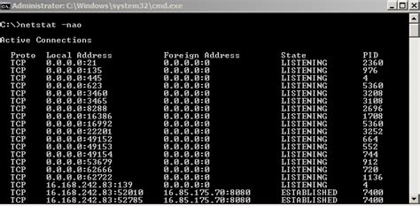 Runbook WHICH PROCESS ID LISTENING ON WHICH PORT