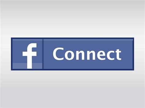 Facebook Connect Button Vector Art And Graphics