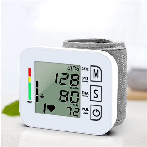 Automatic Digital Lcd Sphygmomanometer Display Wri Vicedeal