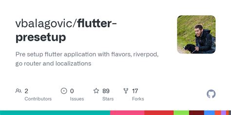 github vbalagovic flutter presetup pre setup flutter application