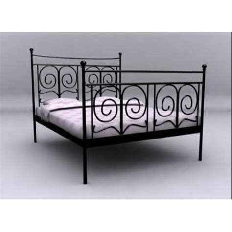 Ikea Noresund Full Size Metal Bed Frame Aptdeco