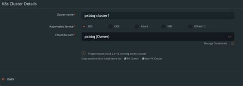 fully managed portworx backup cluster access portworx