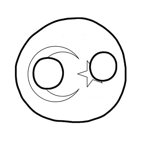 Countryballs Turkey Coloring Page Download Print Or Color Online For