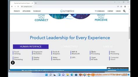 Download The Synaptics Touchpad Driver For Windows 11