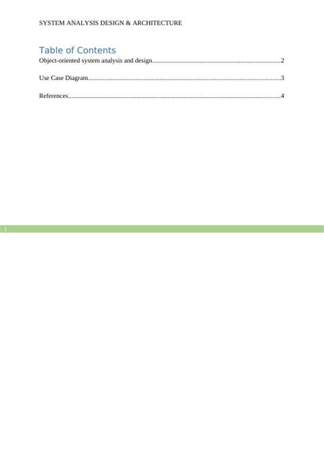 SYSTEM ANALYSIS DESIGN ARCHITECTURE