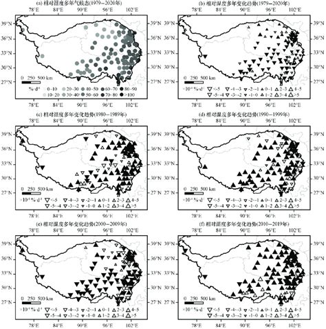 Spatial Patterns Of The Mean Values （a） ， Linear Trends （b） Of Relative Download Scientific