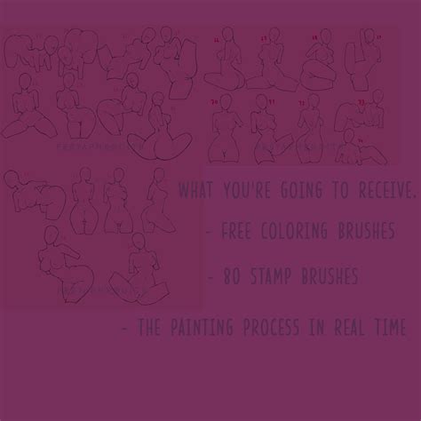 NSFW Procreate Body Stamps Procreate Brushes Digital Art Assistance Body Stamp Brush Lineart NSFW Procreate Body Stamps Procreate Brushes Digital Art Assistance Body Stamp Brush Lineart
