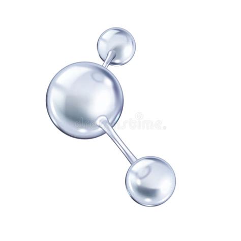 Molecule Structure Of Collagen Realistic Vector Illustration Stock