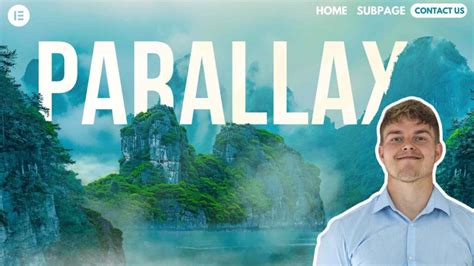 Elementor Parallax Scrolling Effect Tutorial Youtube Guide About How