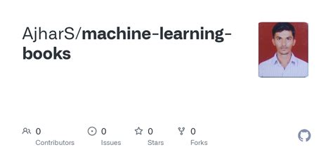 GitHub AjharS Machine Learning Books