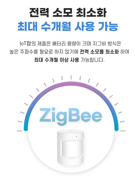 Iot팝 스마트 누수 감지기 스마트 감지 안전관리 센서
