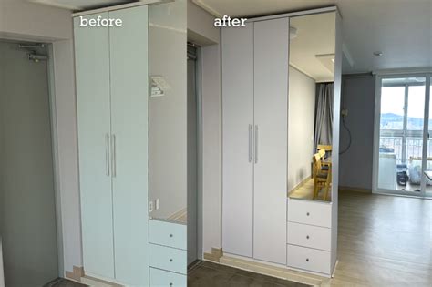 신발장 시트지 필름 리폼 시공 의뢰 필름컴퍼니 깔끔한 현관 인테리어 완성 방법 네이버 블로그