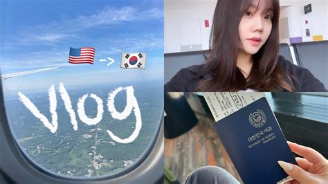 이틀 전에 비행기 표 예매하고 아무도 모르게 한국 가는 유학생 ️ 서프라이즈 보스턴 To 한국 유학생 브이로그