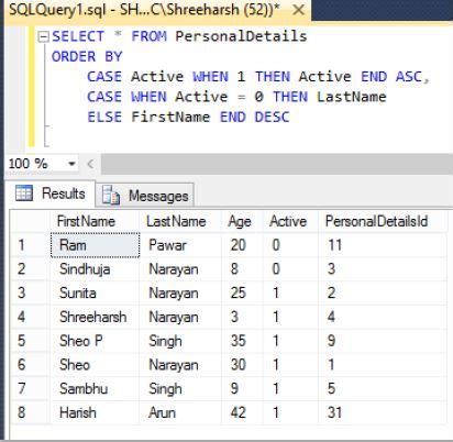 CASE In ORDER BY Clause In SQL Server Tech Funda