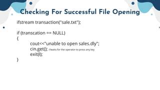 File Handling In C PPTX