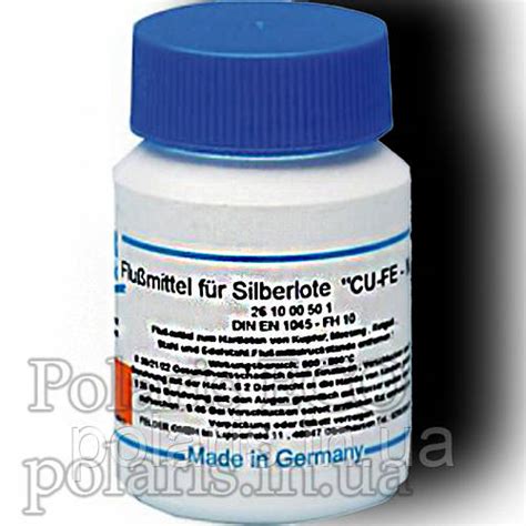 Купить Флюс для пайки серебром Felder Cu-Fe 1 / 100 грамм, цена 195 ...