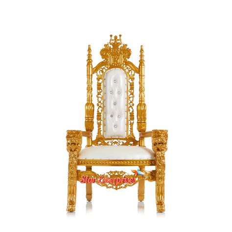 Star Enterprises Wooden Royal Maharaja Throne Chair Chr 03 Star