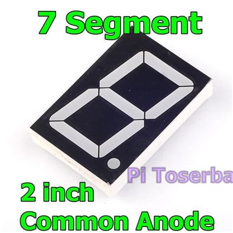 Jual Sale Seven Segment 2 Inch 7 Segment Common Anode Merah Kualitas Baik Shopee Indonesia