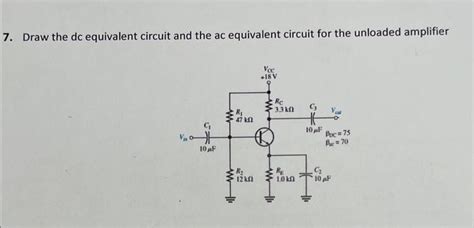 Solved Do The Problem And Determine The Dc Values For The Chegg Com
