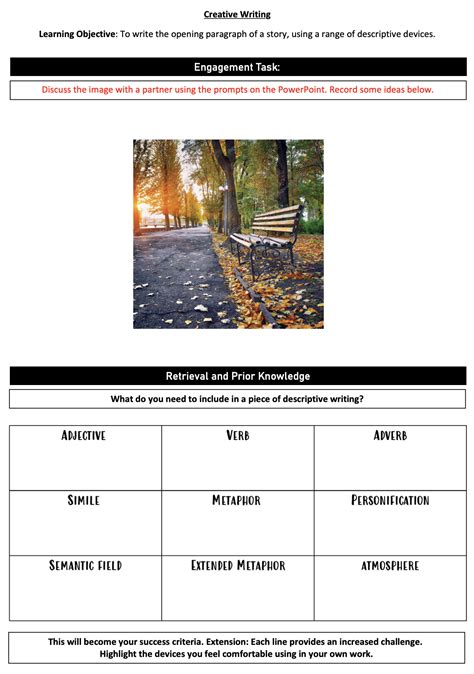 Extended Metaphors Teaching Resources