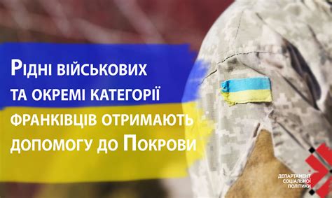 матеріальна допомога виконком Рідні військових та окремі категорії франківців отримають