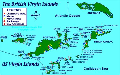 British Virgin Islands Map