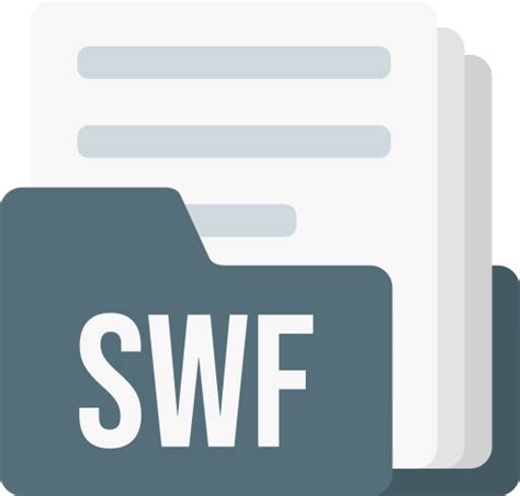Swf File Format Generic Color Fill Icon Freepik
