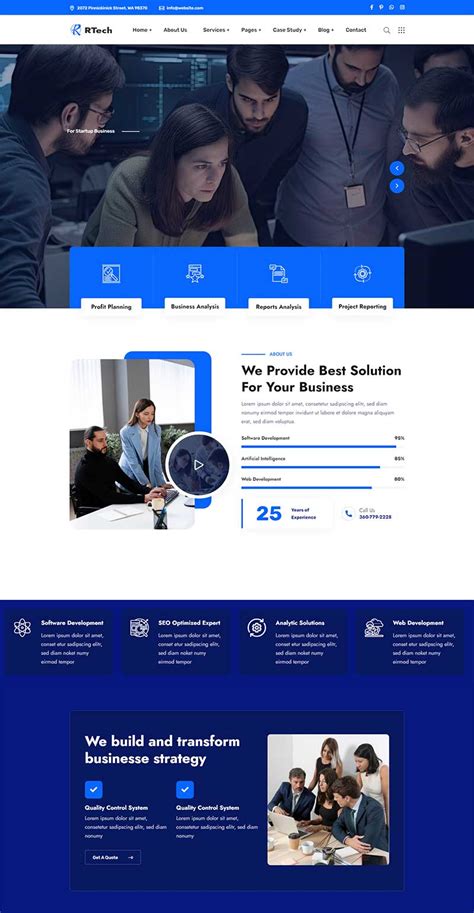 It软件开发公司前端静态网页模板 其它模板 优选源码