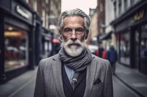 Premium Photo Pretty Senoir Man In City Shot Taken By Craig Easton