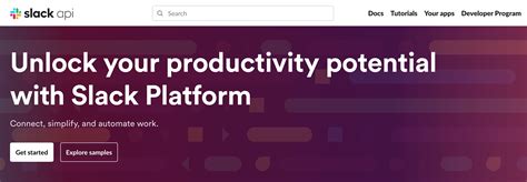 how to use the slack api use and test the slack api online
